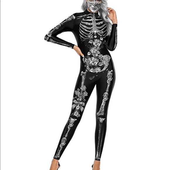 Other | Adult Skeleton Bodycon Halloween Costume | Poshmark